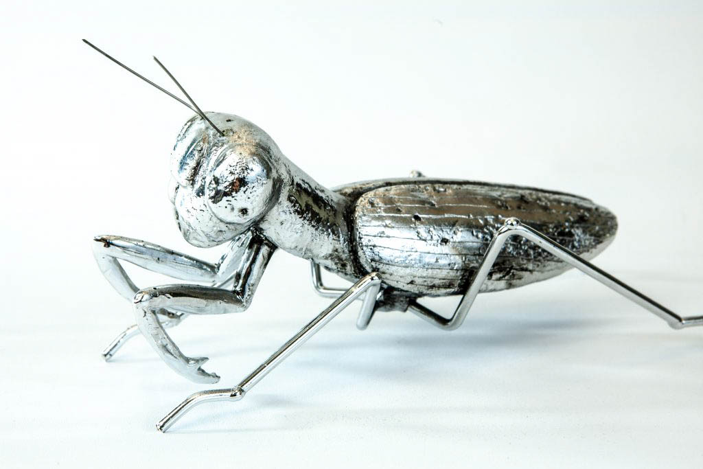Decorative Pewter Praying Mantis | Collage Home
