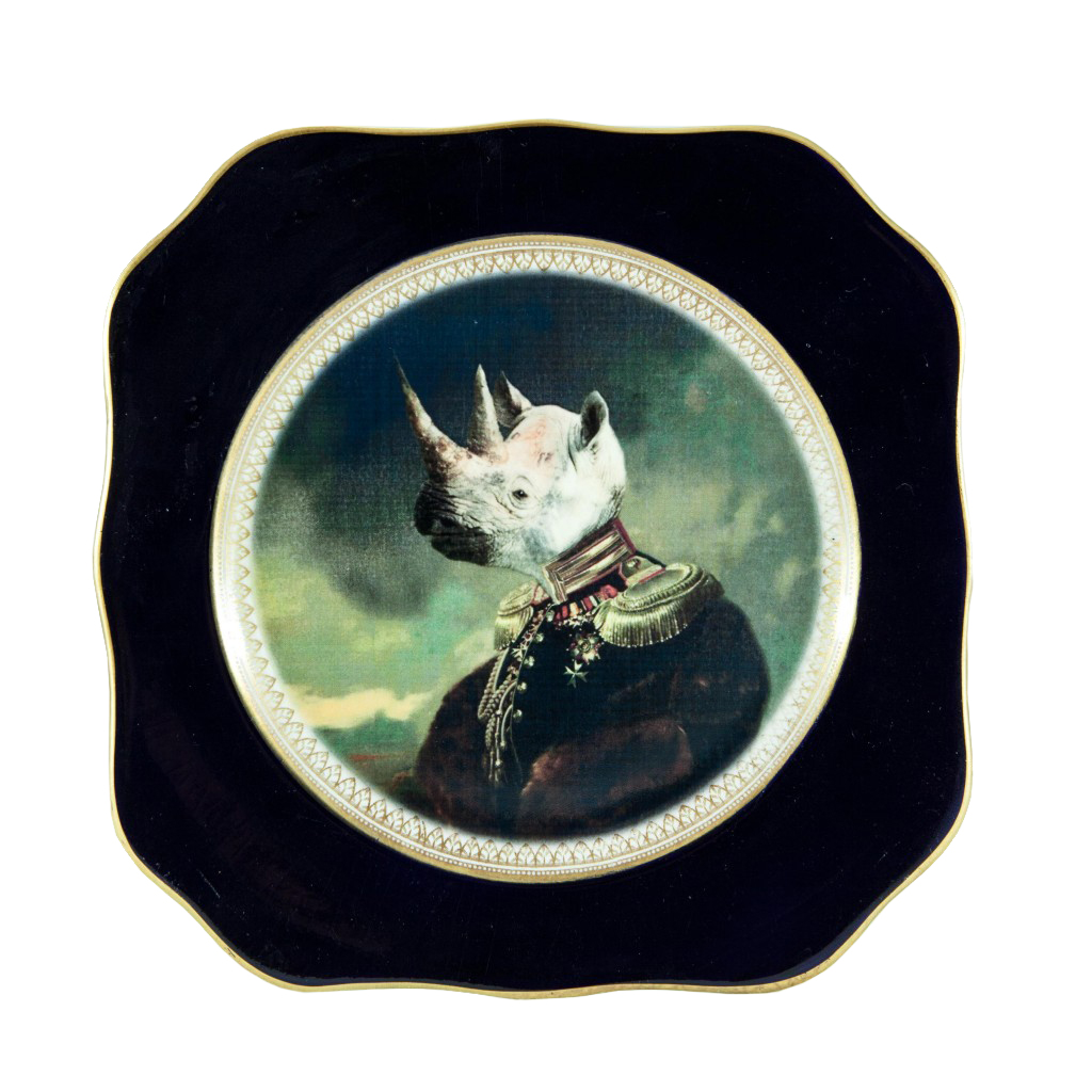 Lord Voluntus Rhino Plate | Collage Home